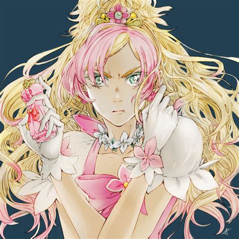 Haruno Haruka And Cure Flora Precure And 1 More Drawn By