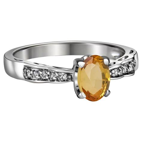Yellow Sapphire 14k Gold Ring For Sale At 1stdibs