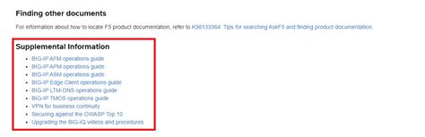 F5 Product Documentation Guides Docisco