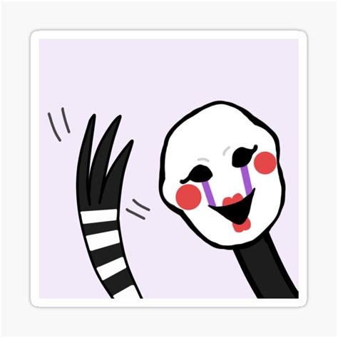 FNAF Puppet Sticker For Sale By Fritz Smith Redbubble