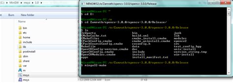 Building Opencv Using Mingw On Windows You Myself And Community