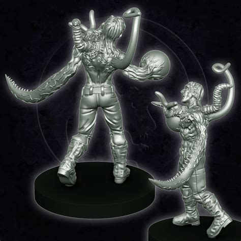 3d Printable Spawn Mutant Pose 5 Infected Mutated Plague Victim Post Apocalypse Rpg By Dark