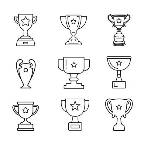 Trophy Template Vector Art Icons And Graphics For Free Download