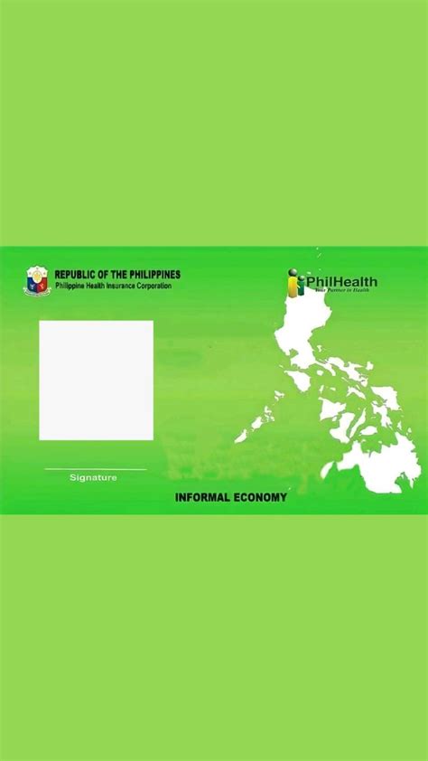 Blank Philhealth Id Template Front And Back 2x2 Picture Id Id Card Template Blank Id Cards