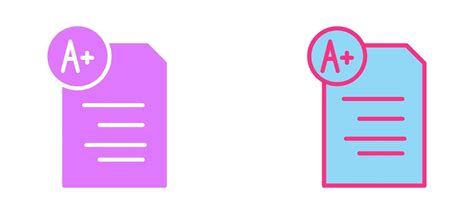 Graded Paper Icon 42867484 Vector Art At Vecteezy