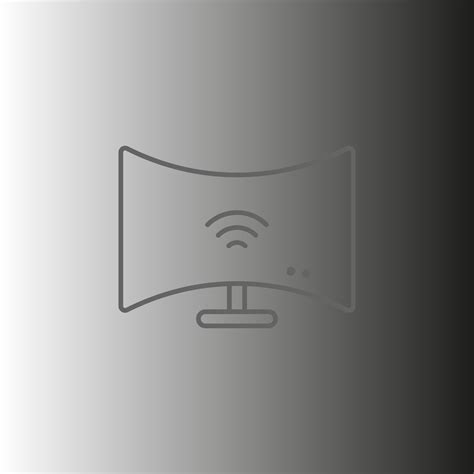 Curved Monitor Technology Vector Icon 22765101 Vector Art At Vecteezy