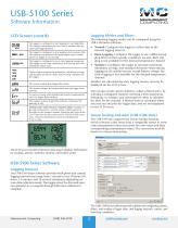 USB Series Measurement Computing PDF Catalogs Technical Documentation Brochure