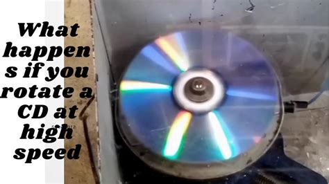 What Happen If You Rotate A CD At Hight Speed One News Page VIDEO