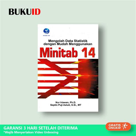 jual buku mengolah data statistik dengan mudah menggunakan minitab 14