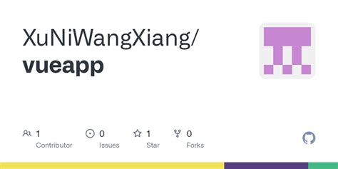 Github Xuniwangxiang Vueapp