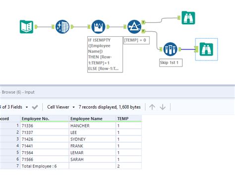 solved separate table based on rows alteryx community