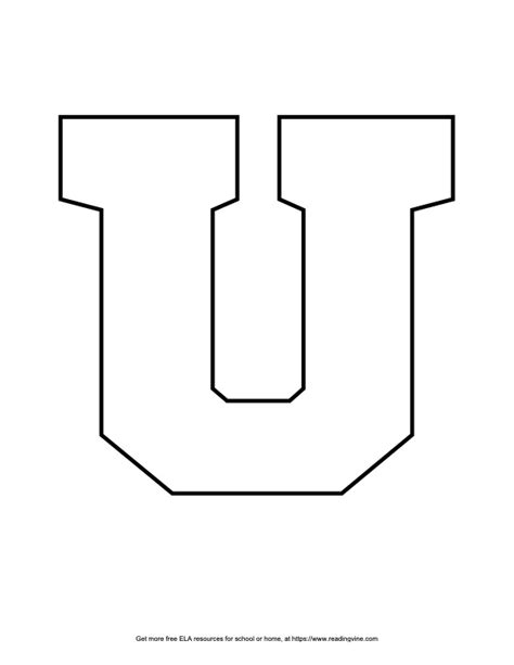 Bubble Letter U 19 Free Printable Styles