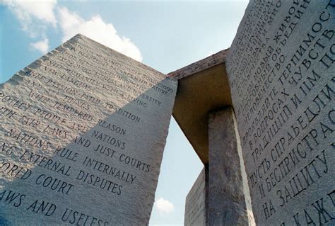 Who Created The Georgia Guidestones Georgia Guidestones Mysterious