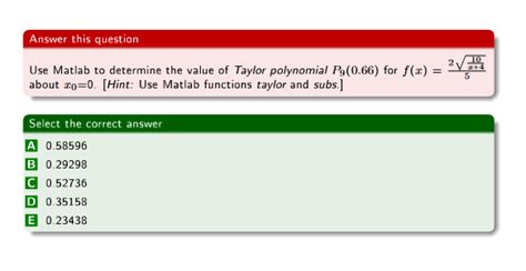 solved answer this question use matlab to determine the