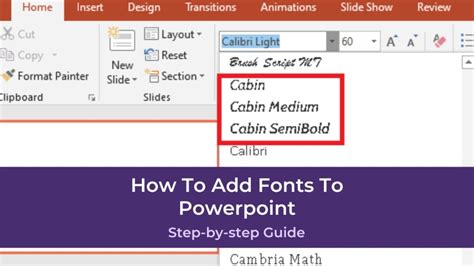 How To Add Fonts To Powerpoint PresentationSkills Me