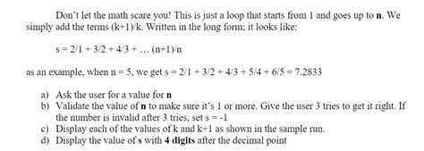 Solved Calculating Sum Of Series Is An Important Concept Chegg Com