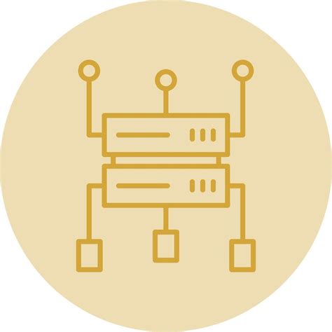 Data Structure Line Yellow Circle Icon 44082060 Vector Art At Vecteezy