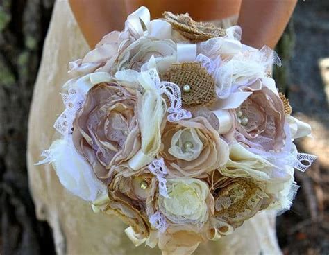 Como Fazer Buquê De Noiva Passo A Passo Artesanato Passo A Passo Fabric Bridal Bouquet