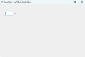 How To Create Spinbutton In Wxpython Codeloop