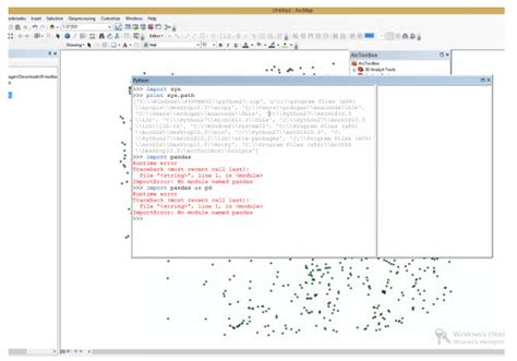 Using Pandas In Python Window Of ArcGIS For Desktop Geographic Information Systems Stack Exchange