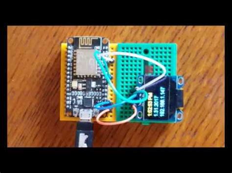 ESP8266 OLED Clock With AJAX YouTube