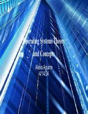 Understanding Operating Systems Theory Security Memory And Course Hero