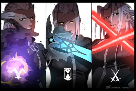 Xemnas Xehanort And Ansem Seeker Of Darkness Kingdom Hearts Drawn