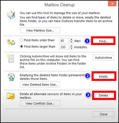 How To Clean Up Outlook Mailbox In 6 Easy Steps All Versions