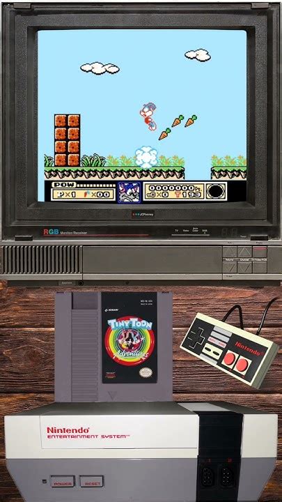 Tiny Toon Adventures 1991 Famicom Nes Gameplay Shorts Nes