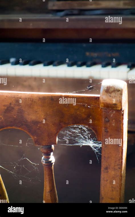 Old Piano Keyboard Stock Photo Alamy