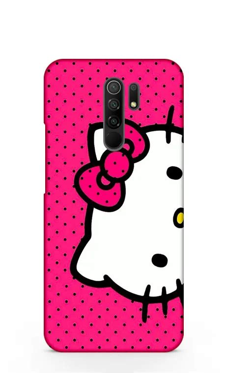 Pink Kitty Face Poco M Reloaded Mobile Cover Gocovers