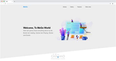 A Modern Clean And Very Simple Responsive Html Template مستقل