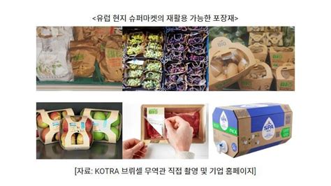 Eu 포장재 재활용 촉진 규제 강화