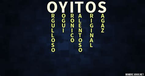Qué Significa Oyitos