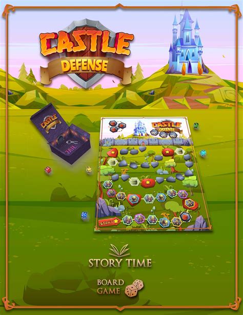 Castle Defense Board Game Goblin Attack Dice Game Tower Defense Dice