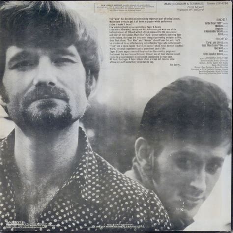 Zager And Evans 2525 Exordium And Terminus Rca Victor Usa Vinyl
