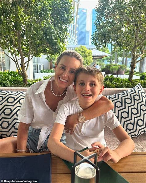 Roxy Jacenkos Son Hunter 10 Bosses His Publicity Guru Mother Around
