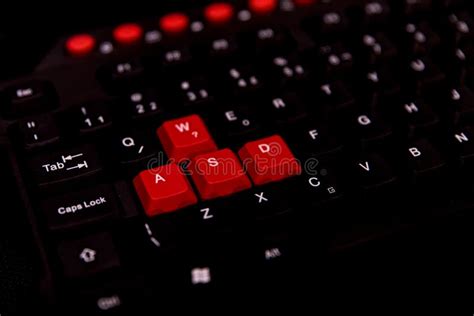 Wasd Keyboard Recognized By All Gamer People Stock Image Image Of