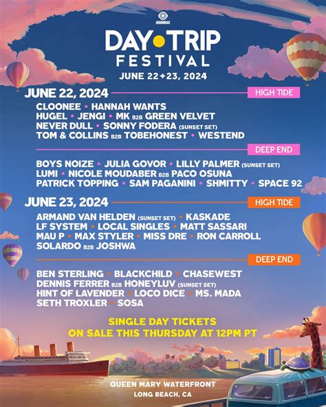Day Trip Festival Brings The Heat With 2024 Lineup Edm Identity
