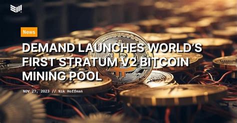 Yavor Tsakov On Linkedin Demand Launches Worlds First Stratum V2