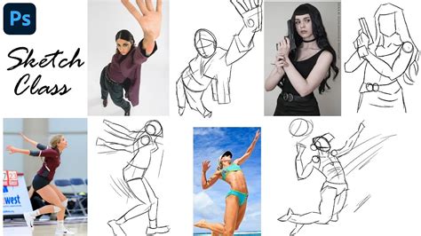 How I Practice A Portrait Fast Sketching Techniques Youtube