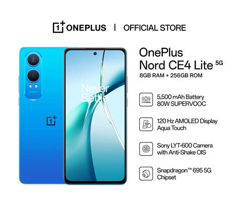 [new Arrival] Oneplus Nord Ce4 Lite 5g 8gb Ram 256gb Rom 80w Supervooc Sony Lyt 600