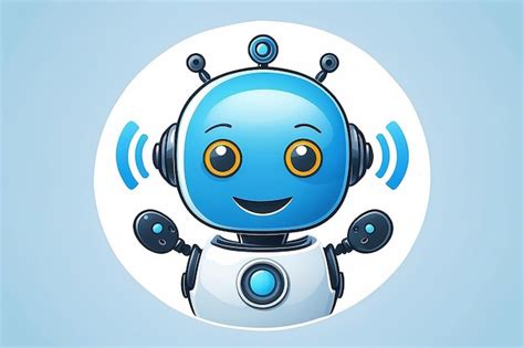 Premium Photo Robot Icon Chatbot Icon Cute Smiling Bot