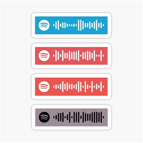 Paper Stickers Ice Cream Spotify Sticker Spotify Code Sticker Blackpink Ice Cream Spotify Code