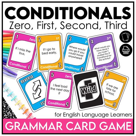 Conditional Tenses Conversation Game Zero 1st 2nd 3rd
