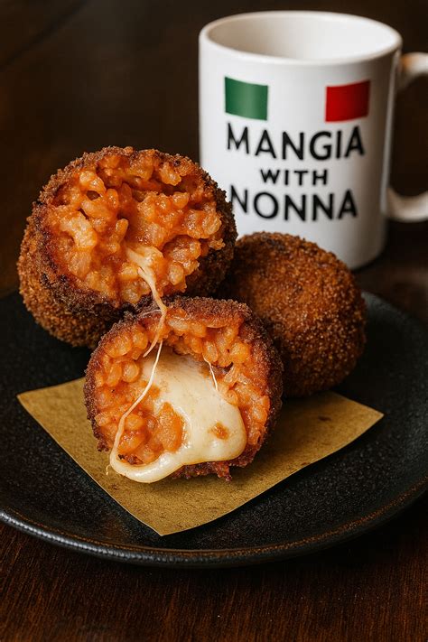 Suppli Al Telefono Mozzarella Fried Rice Balls Mangia With Nonna