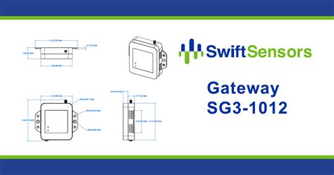 sg3 1012 gateway enclosure dimensions swift sensors