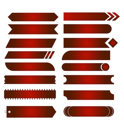 Premium Vector Collection Of Different Shape Geometric Labels