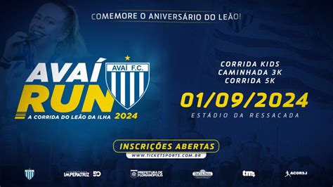 Avaí Run Tem Inscrições Abertas — Avaí F C