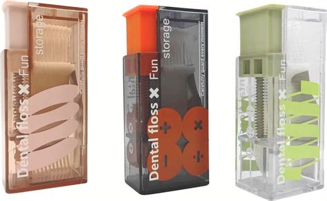 Palksky 2pcs Floss Pick Holder Portable Travel Flosser